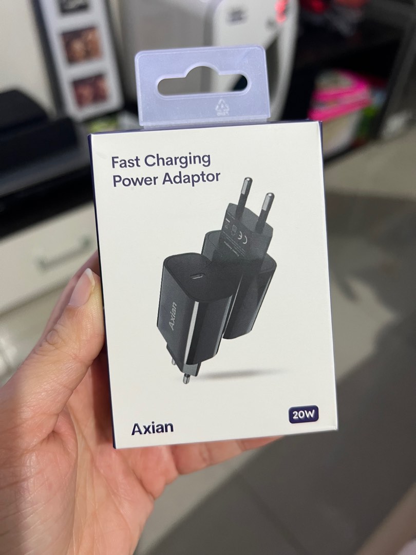 Adaptor 20W USB C for iPhone Adapter Axian Wall Charger Fast Charging, Telepon Seluler & Tablet ...
