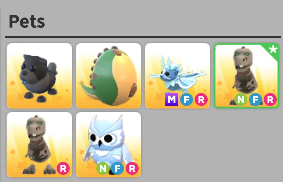 Cheapest Adopt me pets (fr Mega Ice moth, fr Neon snow owl), Video ...