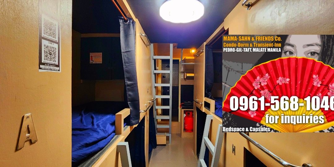 AIRCON CONDO DORM BED SPACE, CAPSULE ROOMS & SOHO ROOMS PEDROGIL PEDRO GIL MALATE MANILA ...