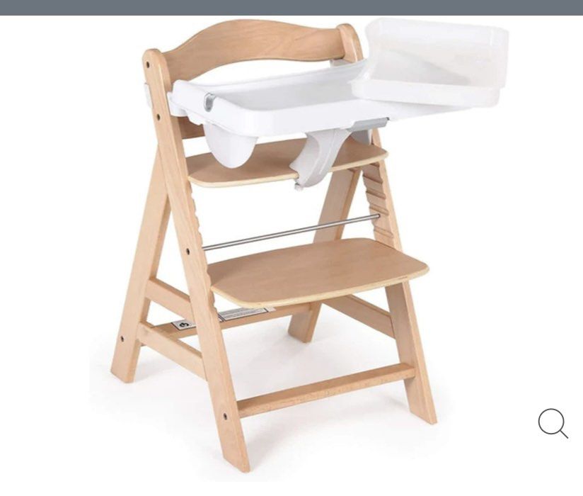 Alpha hauck tray and baby high chair wooden like stokke tripp trapp ...