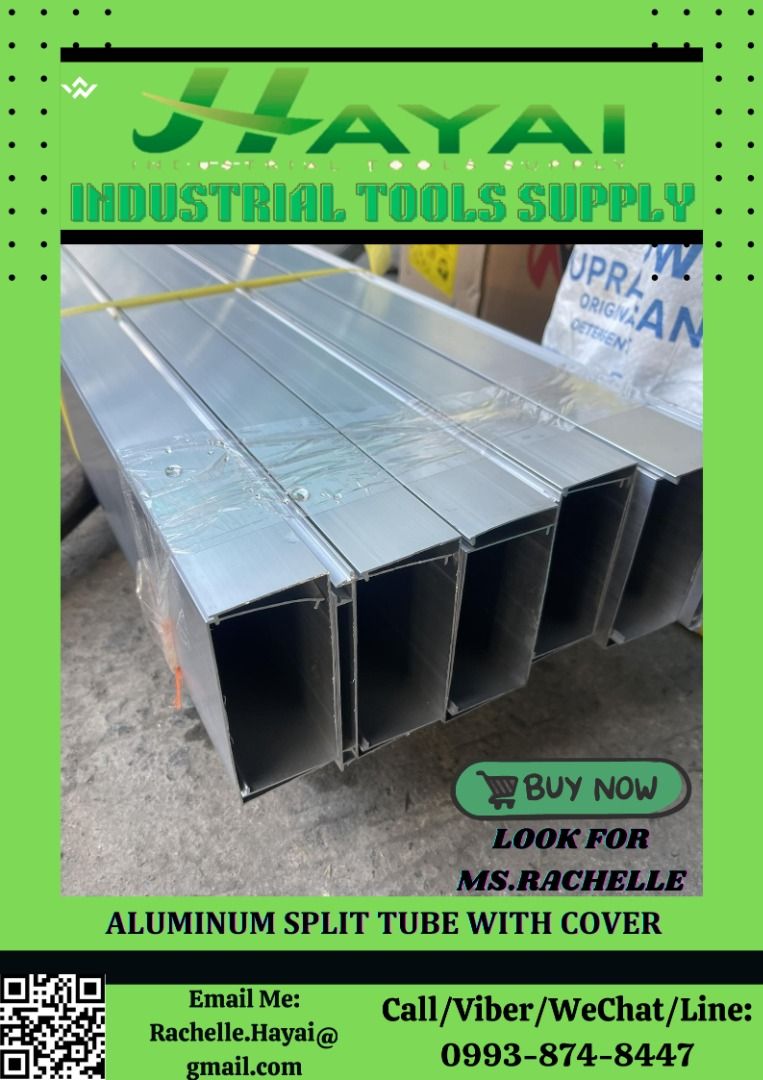 ALUMINUM SPLIT TUBE WITH COVER, Commercial & Industrial, Industrial ...