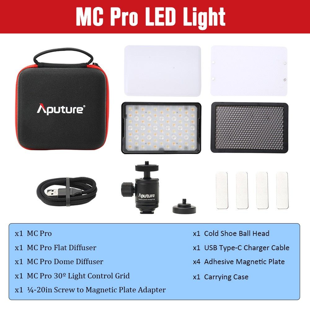 Aputure MC PRO, Photography, Photography Accessories, Other Photography ...