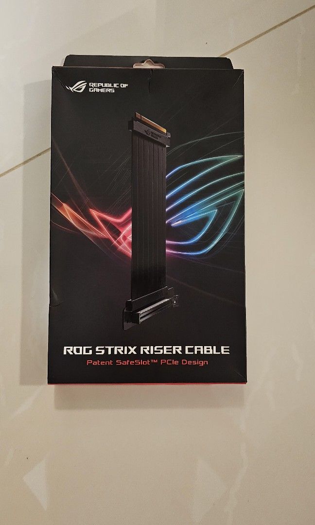 ASUS ROG Strix PCIe 3 Riser cable, Computers & Tech, Parts ...