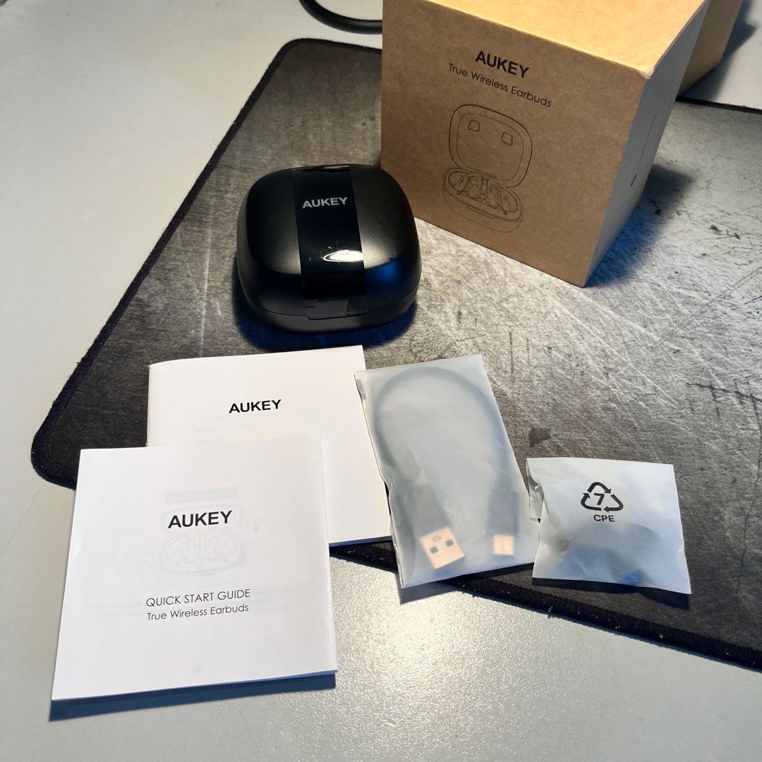 Aukey True Wireless Earbuds IPX8 with CVC 8.0 (EP-T32), Audio, Earphones on Carousell