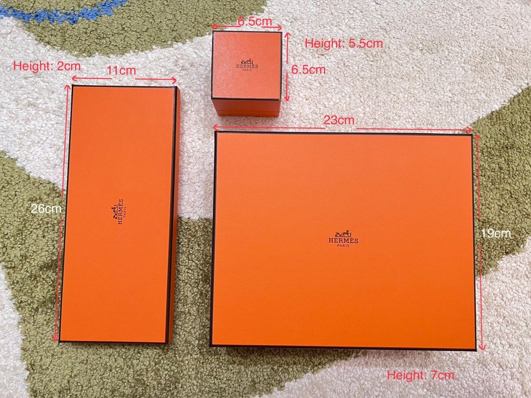 Authentic Hermes boxes, Luxury, Accessories on Carousell