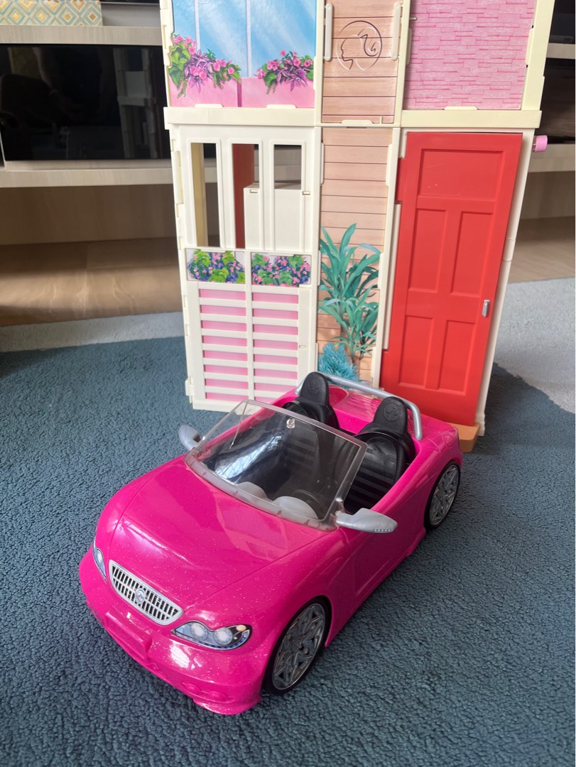Barbie Convertible, Hobbies & Toys, Toys & Games on Carousell