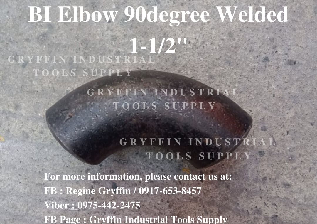 BI Elbow 90degree Welded 1-1/2", Commercial & Industrial, Industrial ...