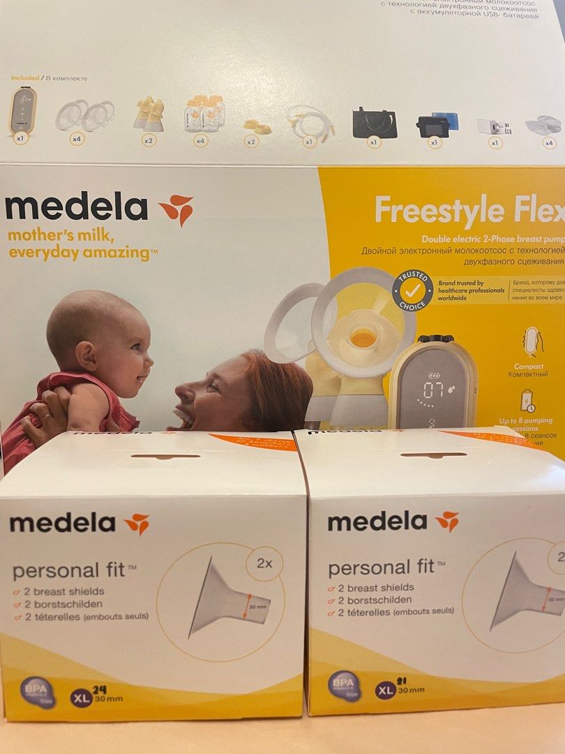 Brandnew Medela Personal Fit Flex Flange Breast Shield, Babies & Kids ...