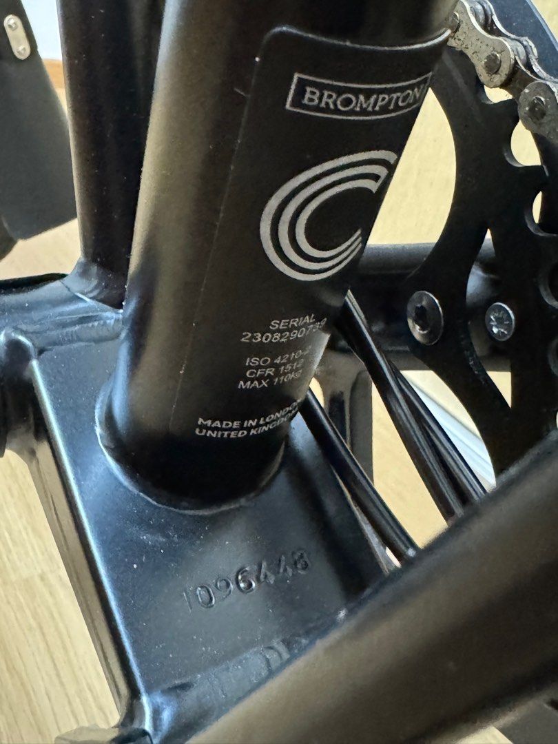 Brompton 2023 C line Explorer 6 Speed Black Edition, Sports Equipment ...