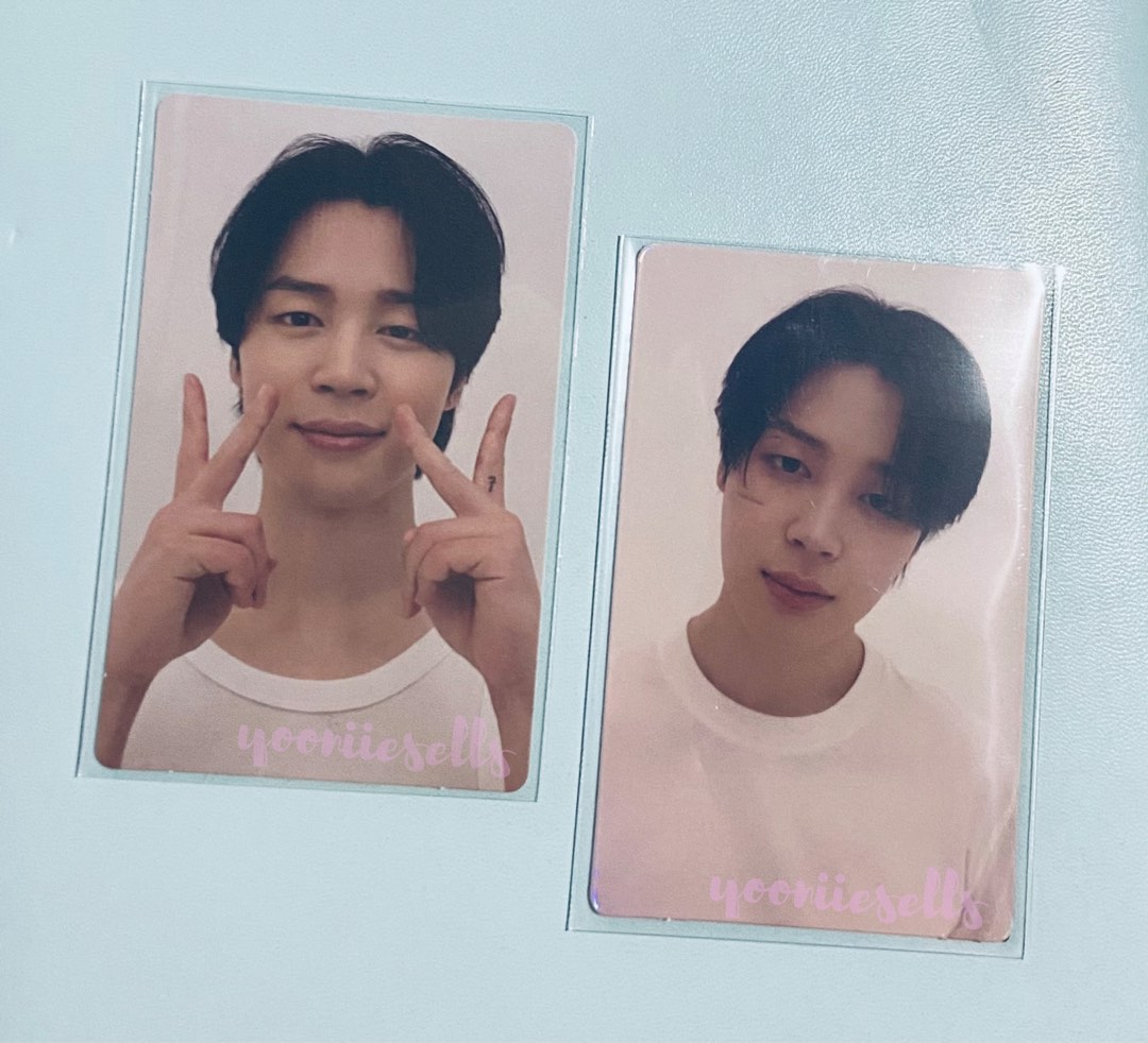 BTS Jimin Face Photocards, Hobbies & Toys, Memorabilia & Collectibles ...
