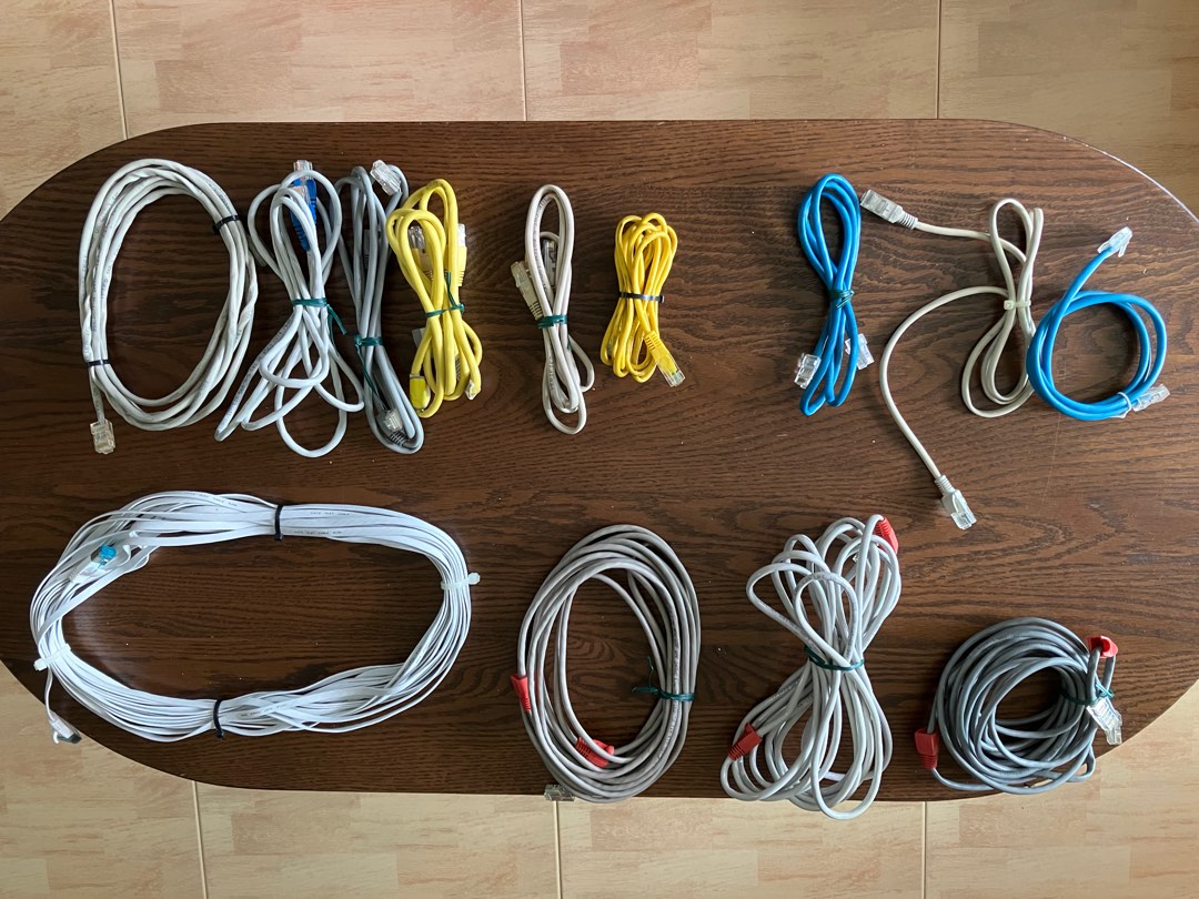 Bulk of RJ45 Network Cables, Computers & Tech, Parts & Accessories ...