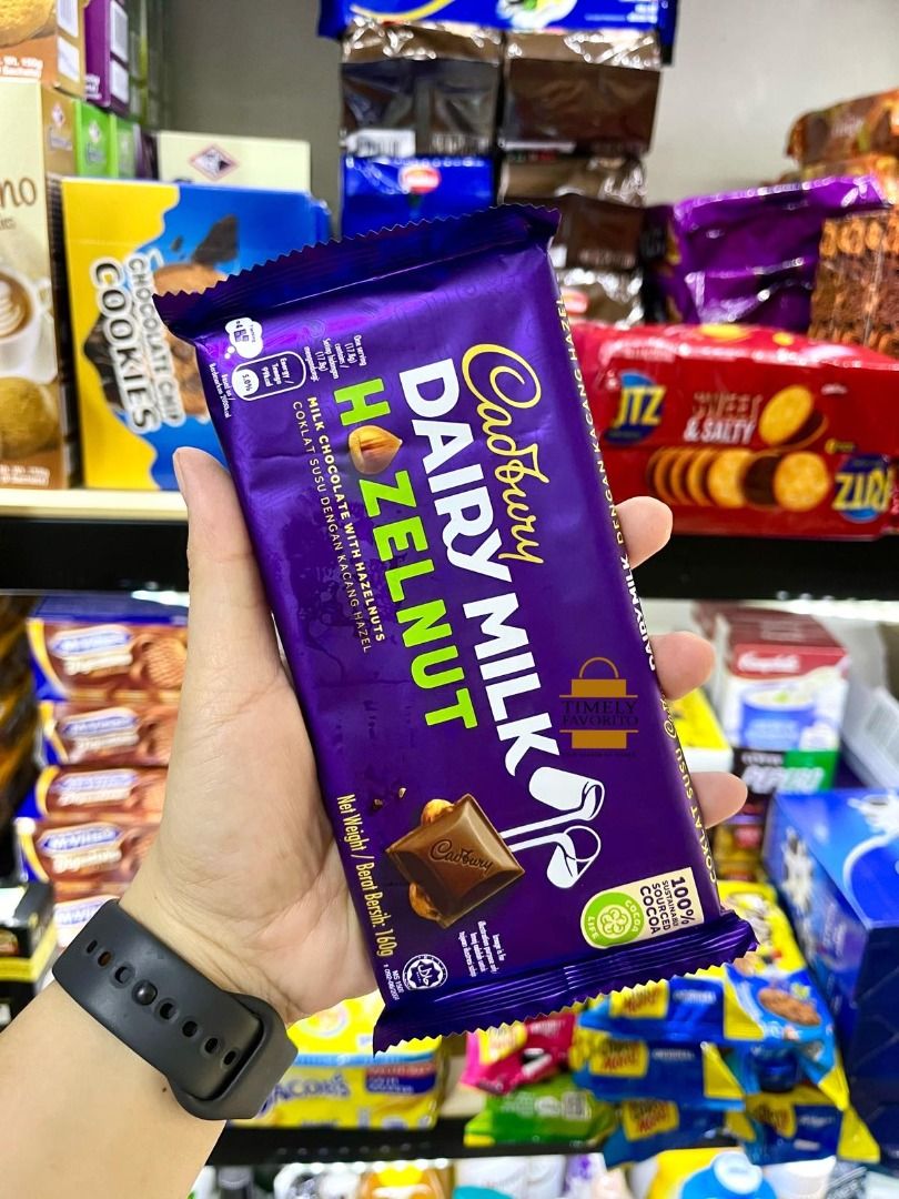 SOLD OUT - Cadbury Dairy Milk Hazelnut Milk Chocolate Bar 160g, Food ...