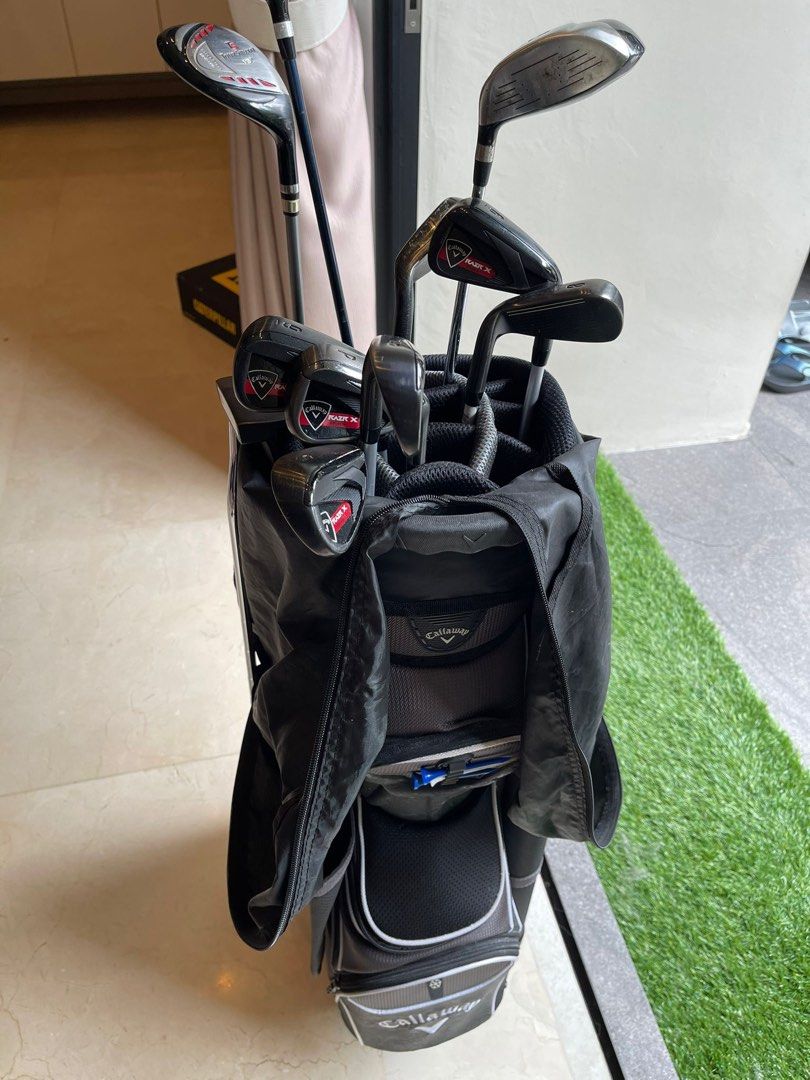 Callaway golf club set with almost new odyssey putter, Sports Equipment ...