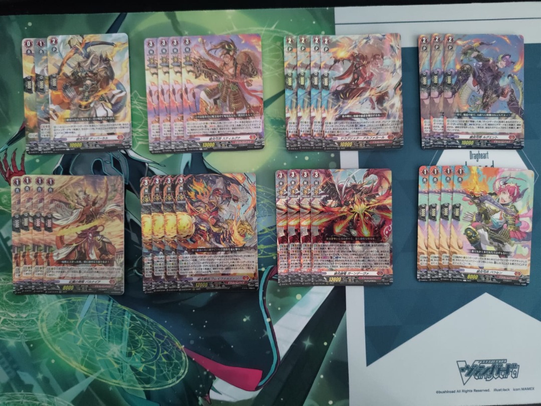 Cardfight Vanguard Gandeeva Core, Hobbies & Toys, Toys & Games on Carousell