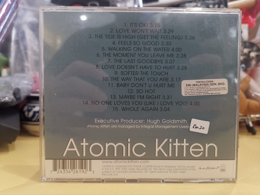 (CD) ATOMIC KITTEN Feels So Good, Hobbies & Toys, Music & Media, CDs ...
