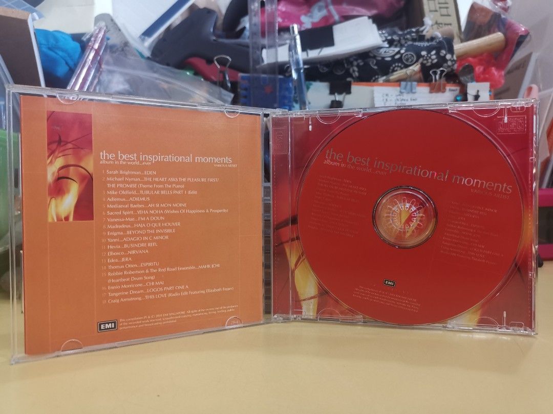 (CD) VARIOUS ARTIST The Best Inspirational Moments Album In The World ...