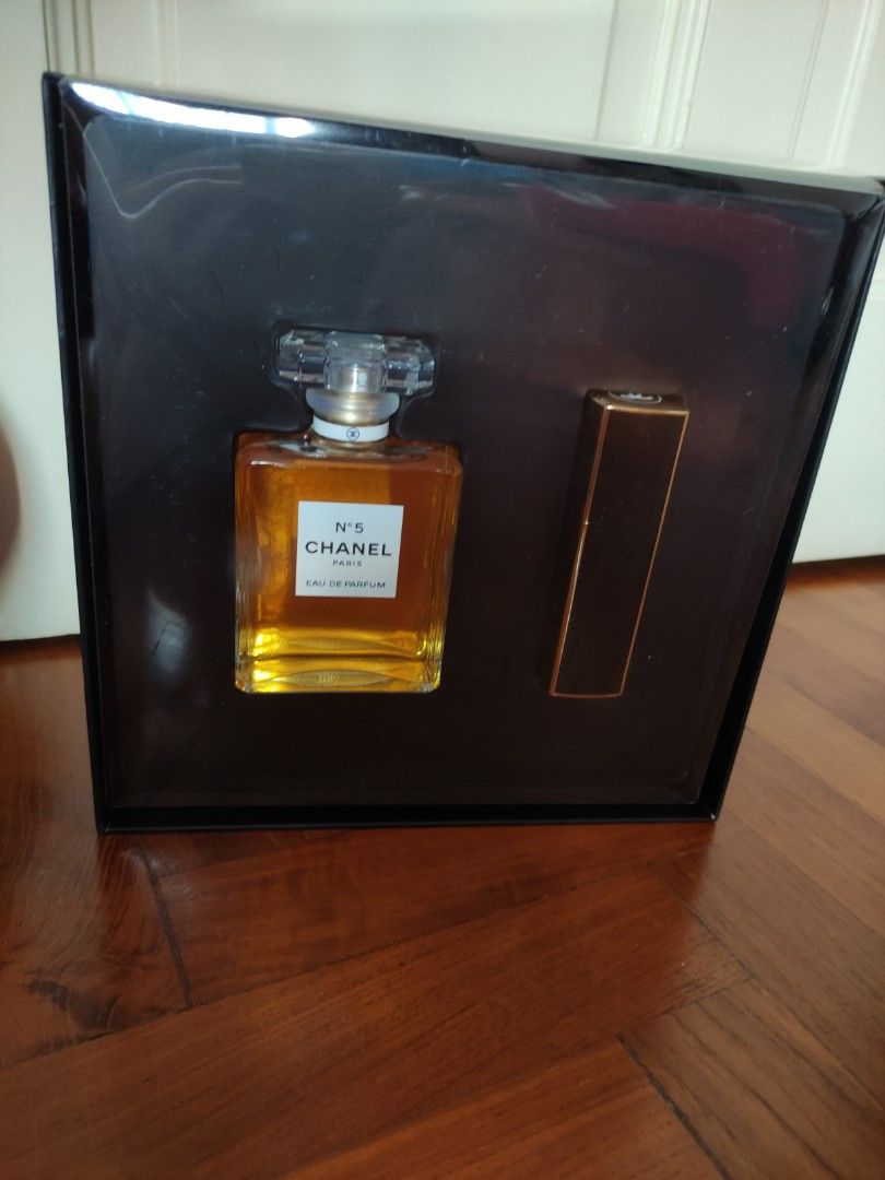 Chanel N5 Eau De Parfum Set, Beauty & Personal Care, Fragrance ...
