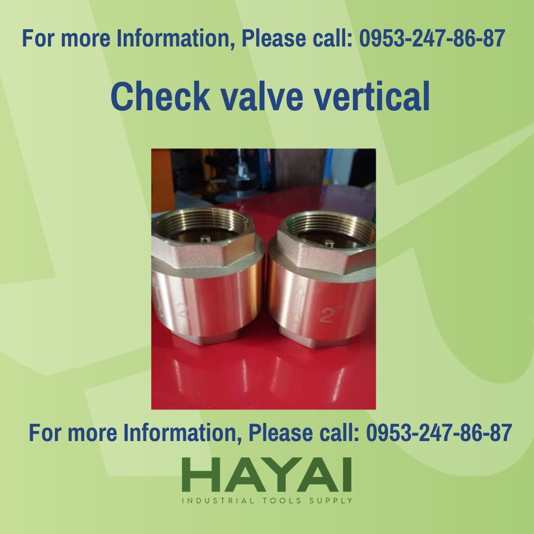 Check valve vertical, Commercial & Industrial, Construction Tools ...