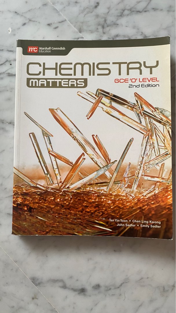 Chemistry Matters Textbook (Olevel), Hobbies & Toys, Books & Magazines ...