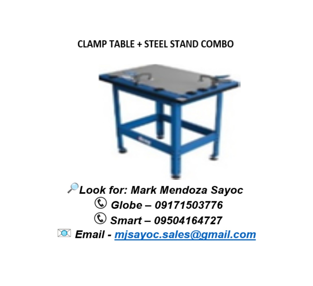 CLAMP TABLE + STEEL STAND COMBO, Commercial & Industrial, Construction ...