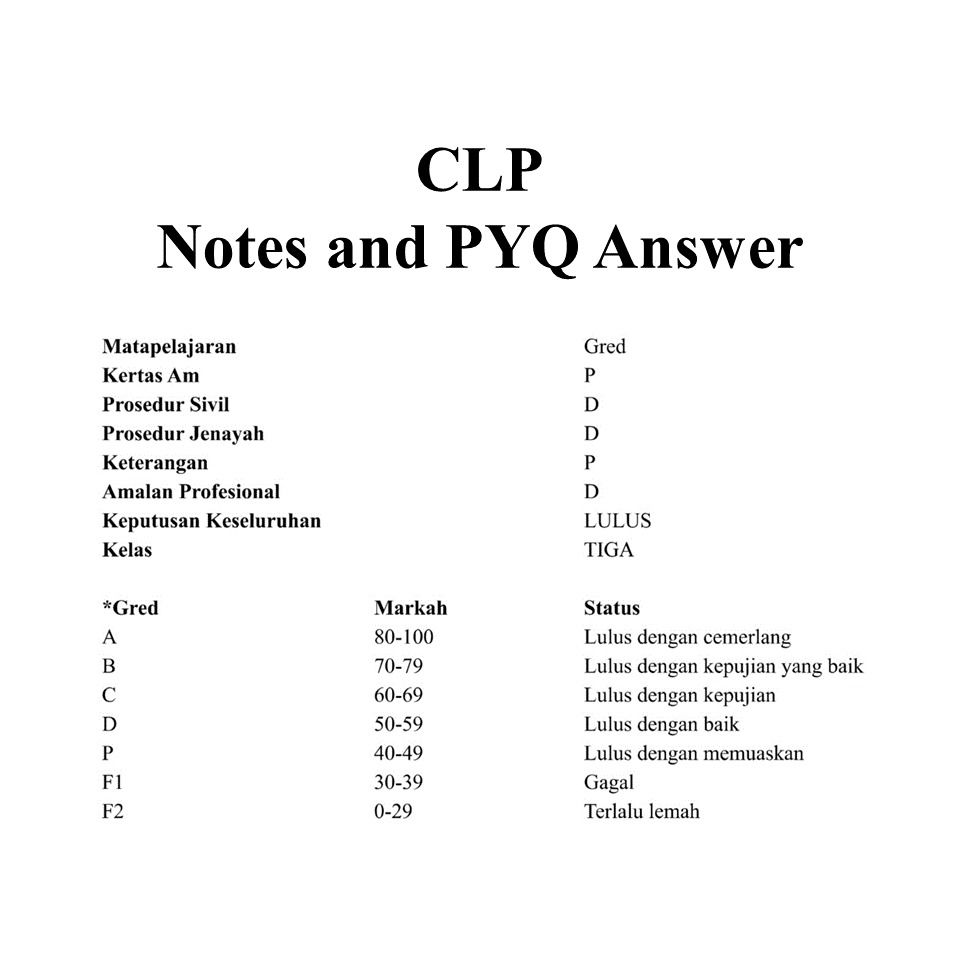 CLP Notes and PYQ Sample Answers, Hobbies & Toys, Books & Magazines ...