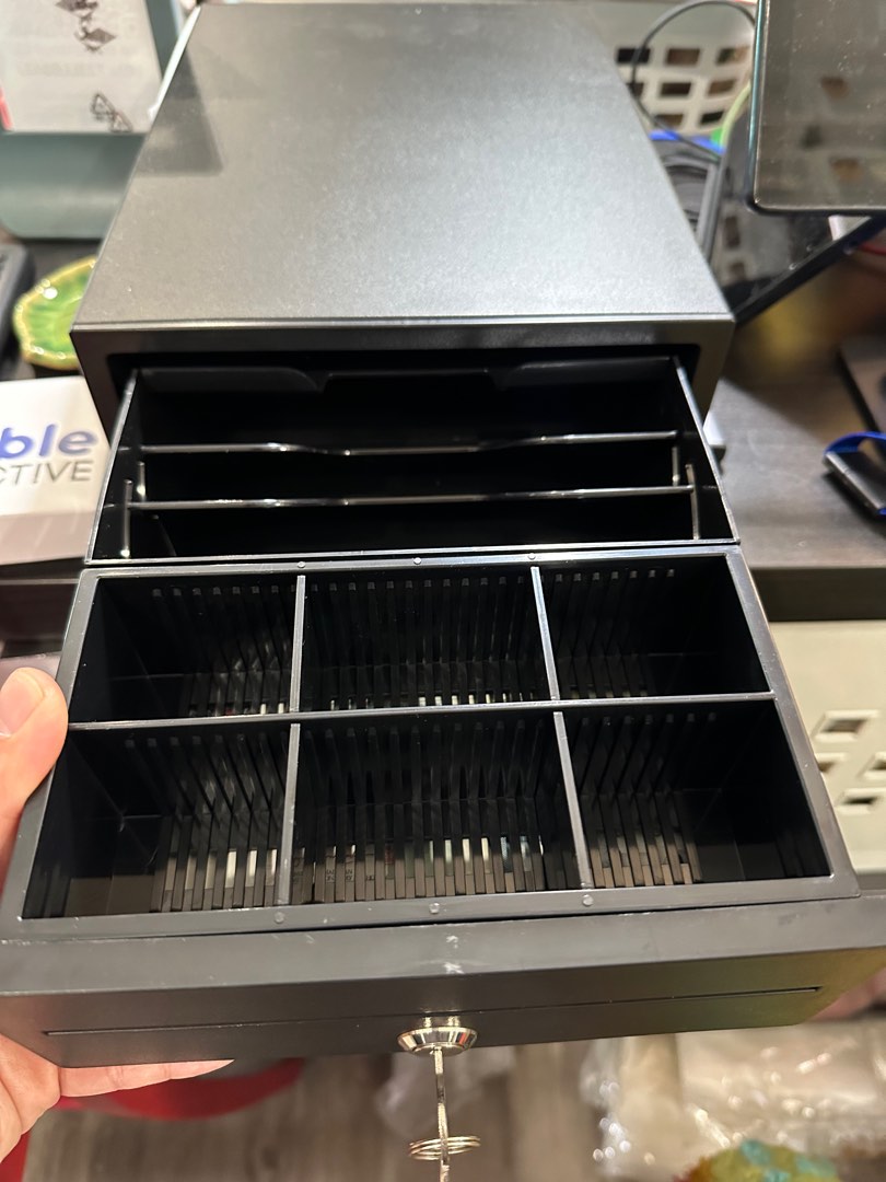 Compact A4 Cash Register POS Cas Drawer Box (Black), Everything Else on ...