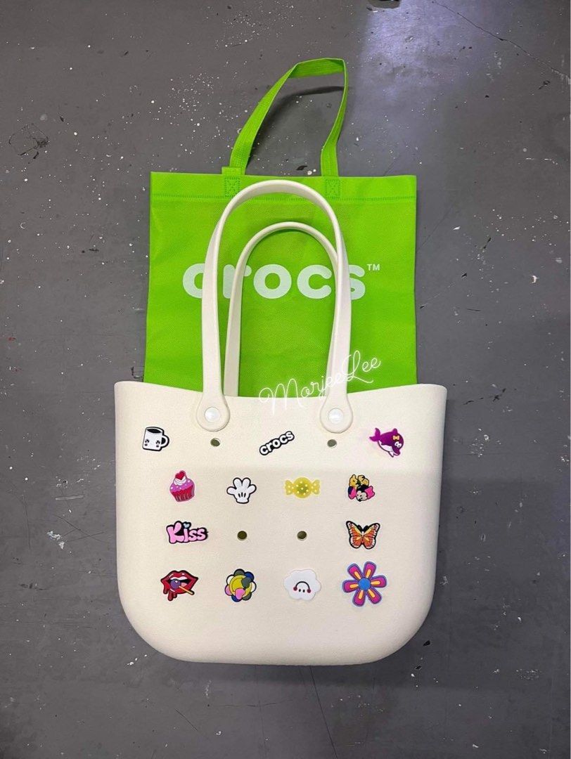 Crocs Eva Tote Bag, Women's Fashion, Bags & Wallets, Beach Bags on ...