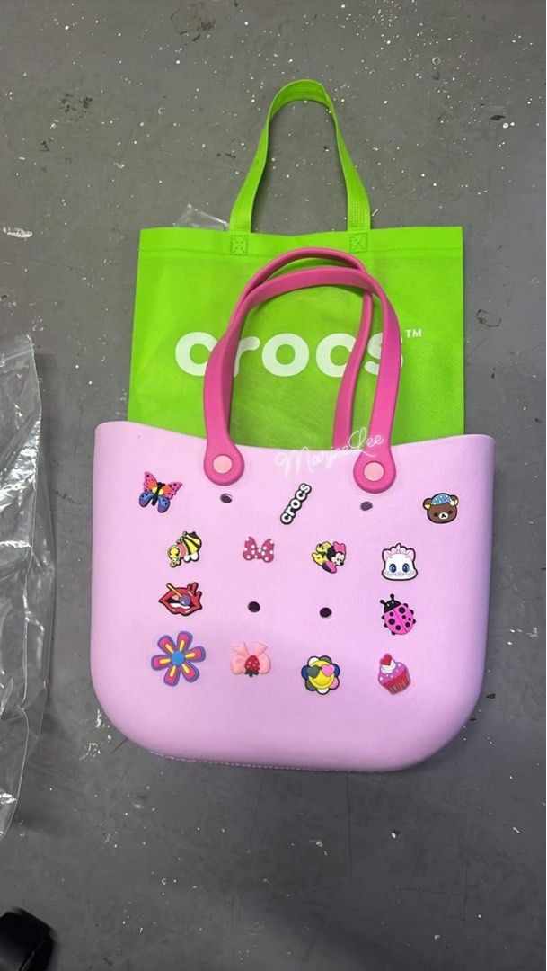 Crocs Eva Tote Bag, Women's Fashion, Bags & Wallets, Beach Bags on ...