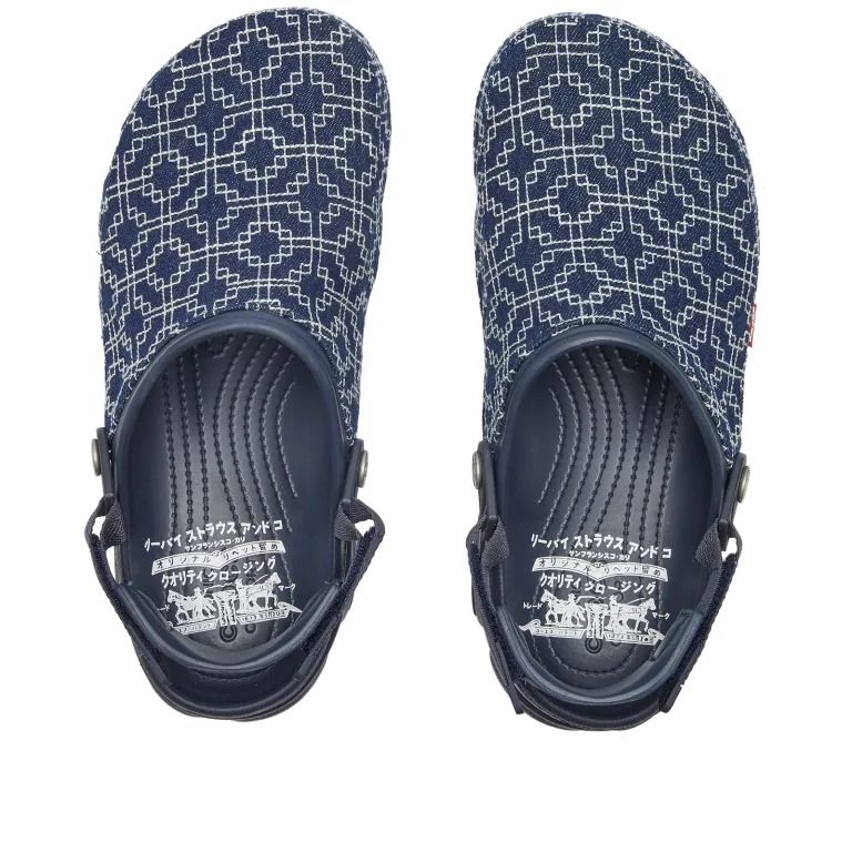 CROCS X LEVI'S ALL TERRAIN CLOG 'SASHIKO DARK - Blue Navy', Men's ...
