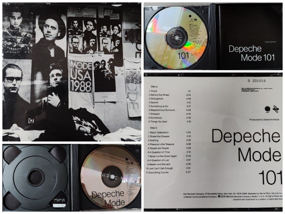 Depeche Mode 101, The Doors and New Order Substance 2 CDs boxset, Dire Straits Alchemy Live 2 ...