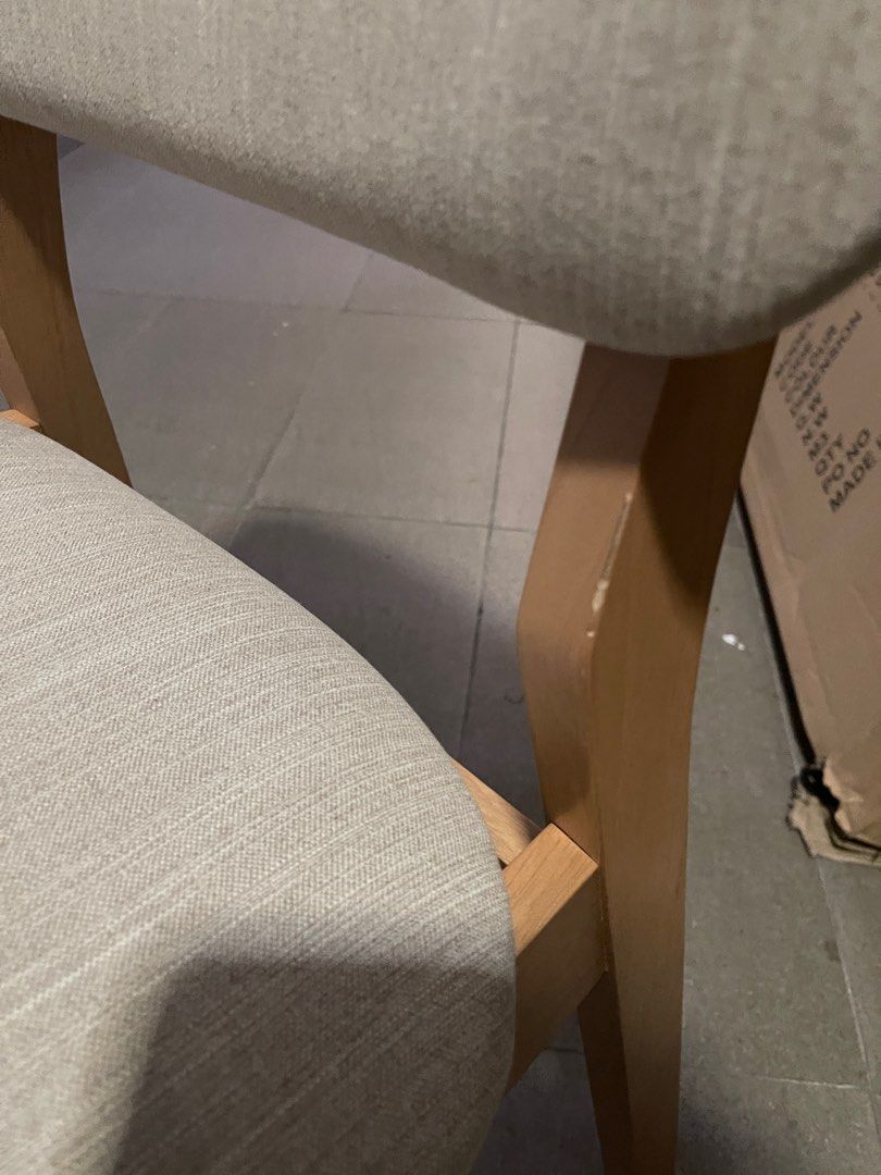 Dining chair beech defect unit, Furniture & Home Living, Furniture ...