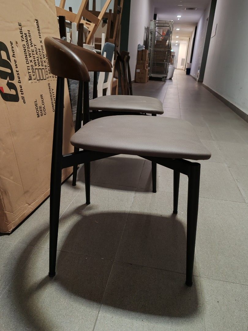 Dining chair metal leg defect, Furniture & Home Living, Furniture ...