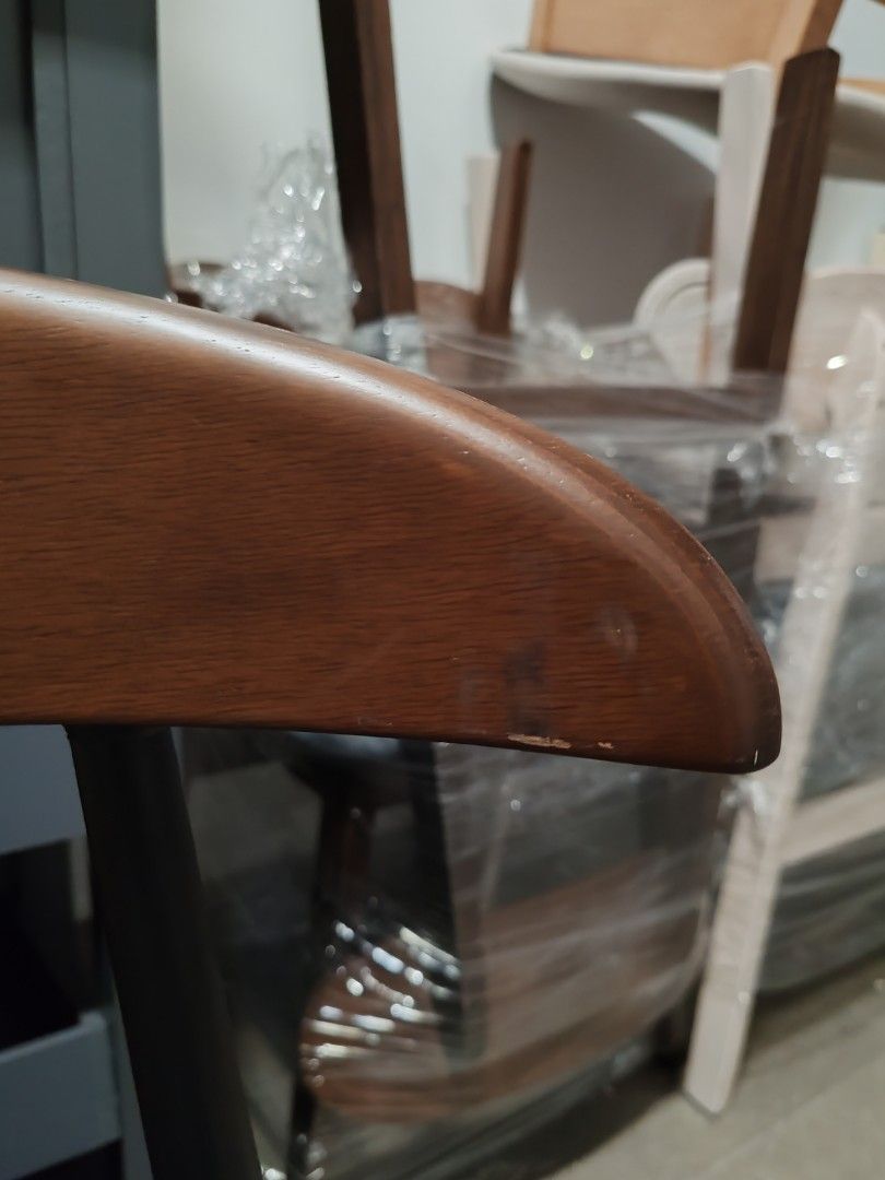 Dining chair metal leg defect, Furniture & Home Living, Furniture ...