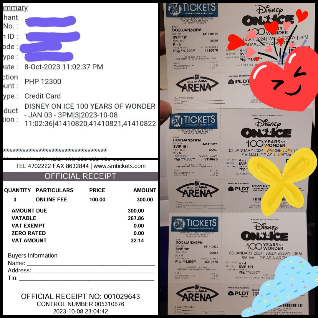 Disney on Ice SVIP seats, Tickets & Vouchers, Event Tickets on Carousell