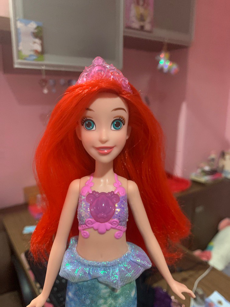 Disney Princess Shimmering Song Ariel, Singing Doll, Hobbies & Toys ...