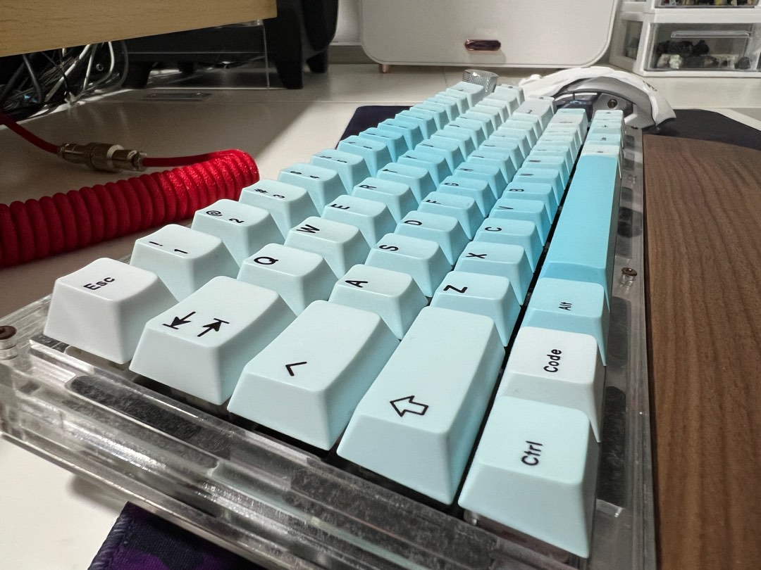 Drop Artifact Bloom Ocean Wave dyesub PBT keycap set, Computers & Tech ...