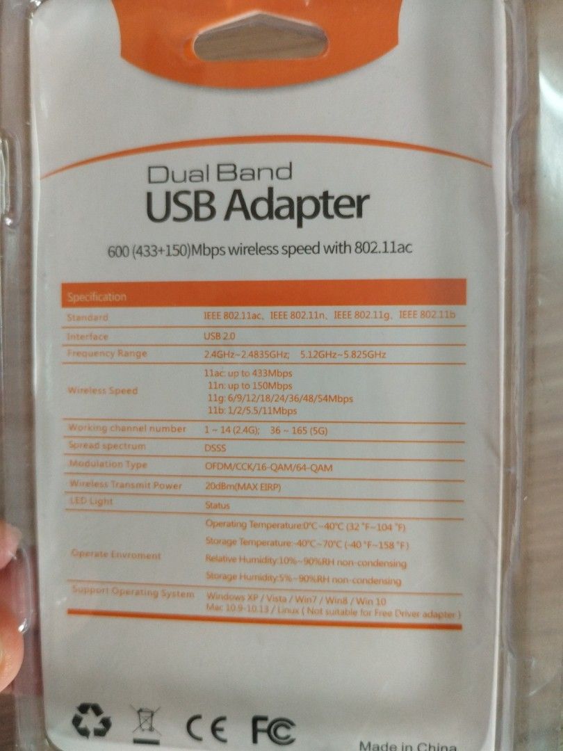 Dual Band USB Adapter, Computers & Tech, Parts & Accessories, Cables ...