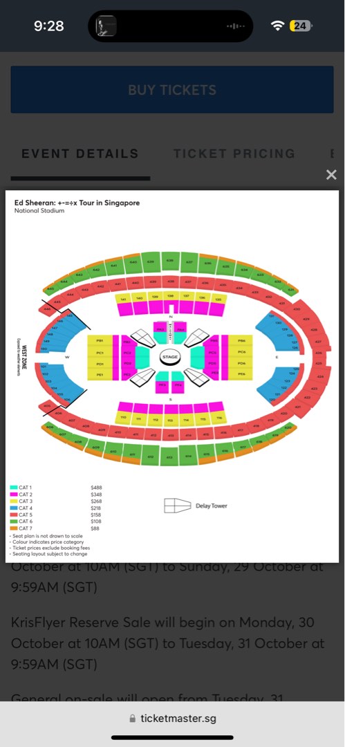 Ed Sheeran Concert Tickets, Tickets & Vouchers, Event Tickets on Carousell