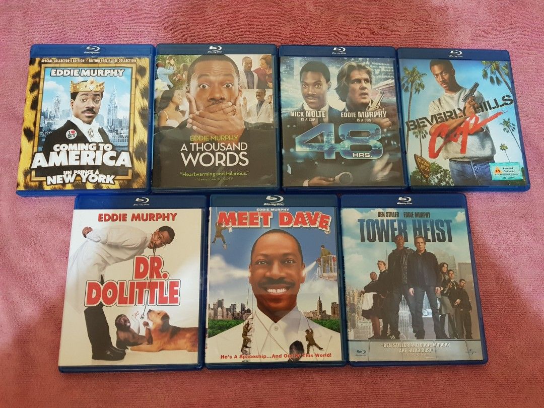 Eddie Murphy Comedy Classics Original USA Blu Ray Set, Hobbies & Toys ...