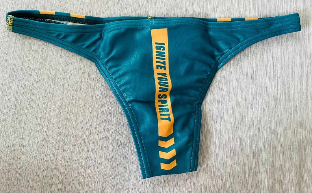 egde ignite sw bikini underwear - peacock green - m size, Men's Fashion ...