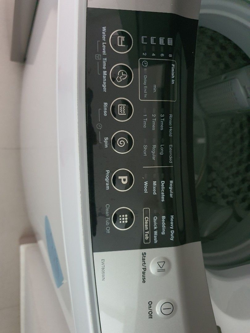 Electrolux washing machine (top load), TV & Home Appliances, Washing ...