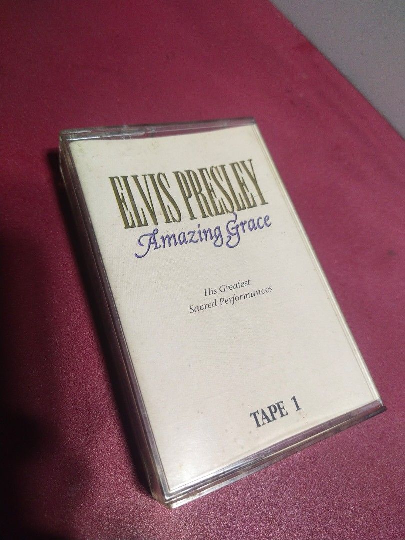 ELVIS Presley "Amazing Grace" album/audio cassette tape/His greatest ...