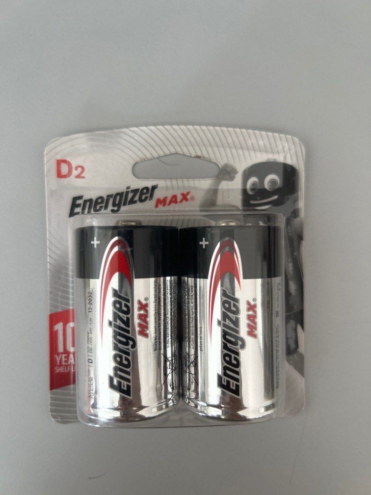 Energizer Max D2 Batteries, Photography, Photography Accessories ...