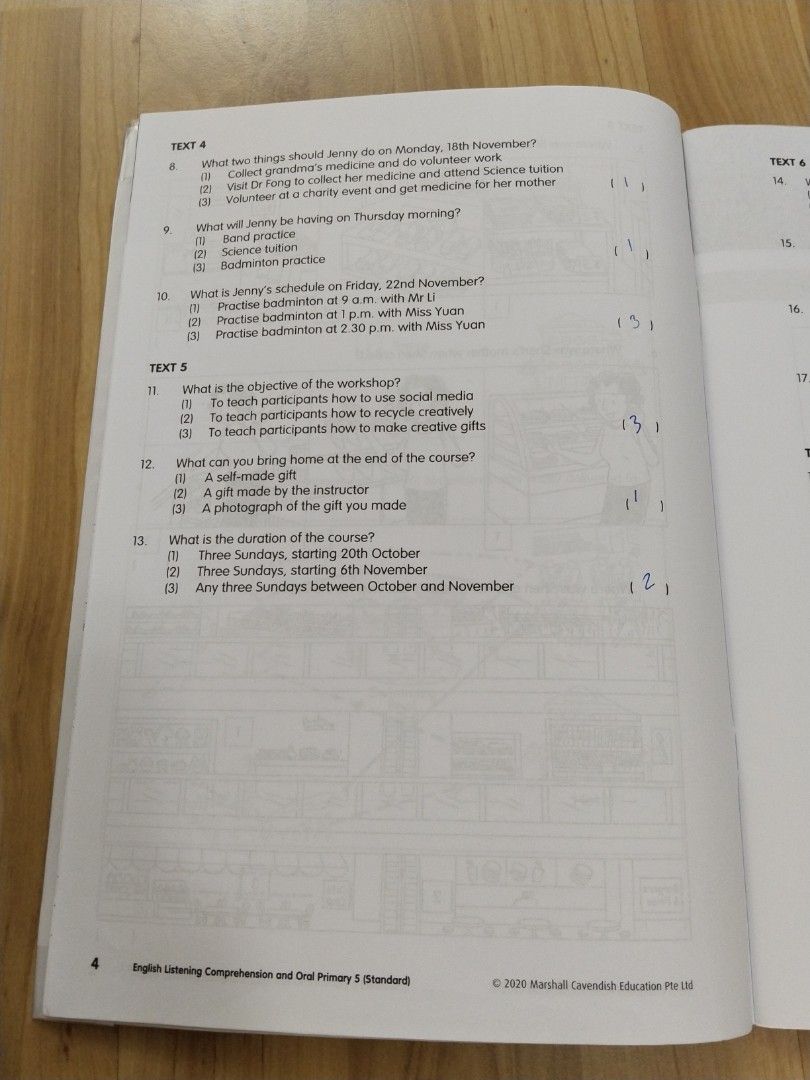 English Listening Comprehension and Oral (Standard) Primary 5 P5 ...
