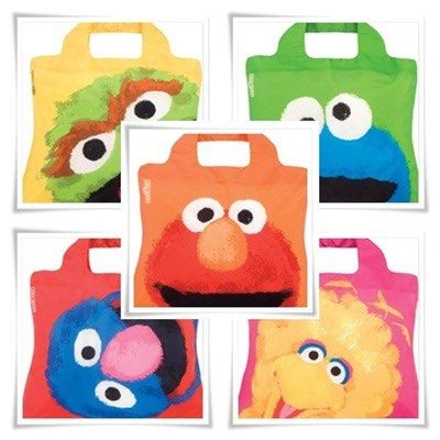 Envirosax Sesame Street Reusable Bag Recycle Bag, Hobbies & Toys ...