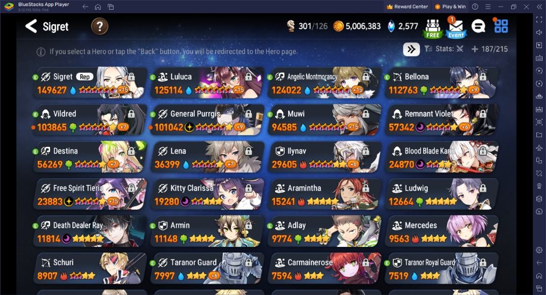 Epic Seven Mid Game (read description), Video Gaming, Gaming ...