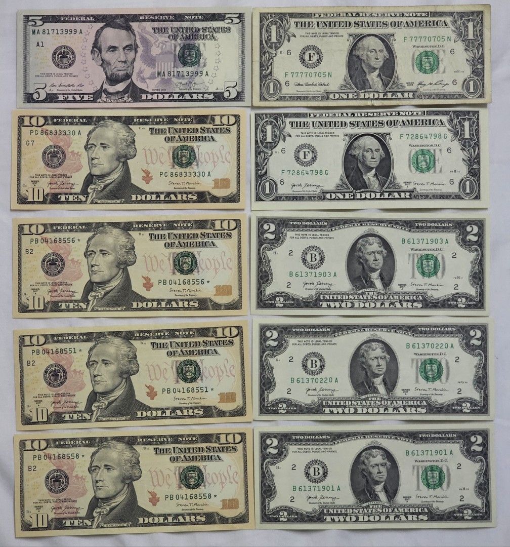 Extremely rare dollar banknotes serial numbers Currency banknotes from ...