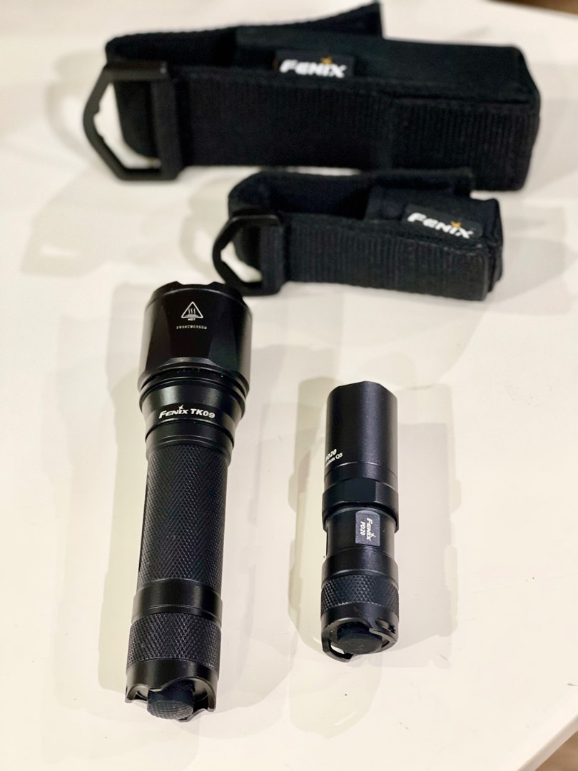 Fenix TK09 + PD20 tactical flashlight, Sports Equipment, Hiking ...