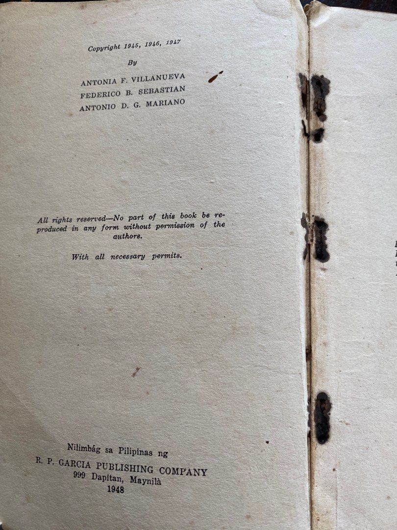 [Filipiniana] Philippines History Vintage Book Pampaaralang Balarila Ng ...