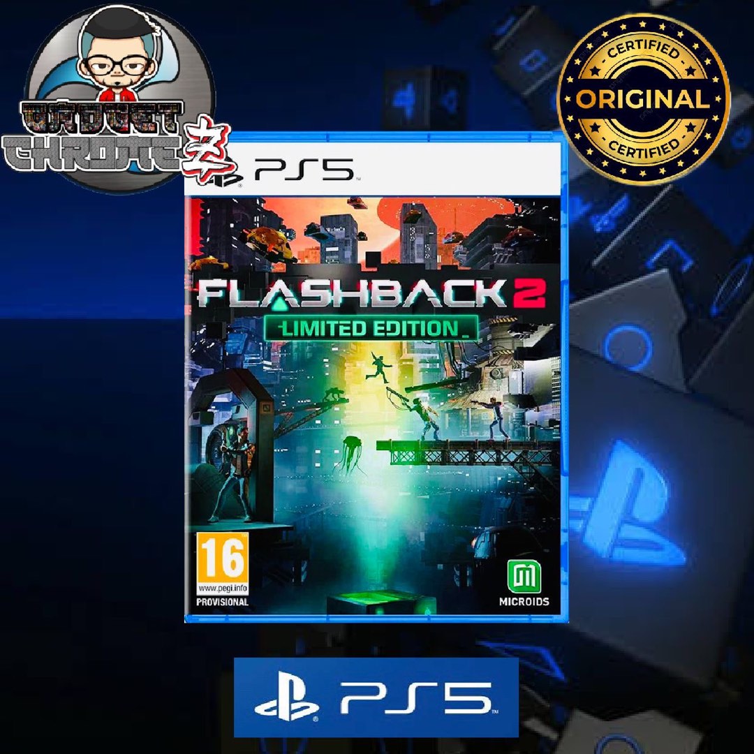 Flashback 2: Limited Edition | PS5 Game | BRANDNEW, Video Gaming, Video Games, PlayStation on ...